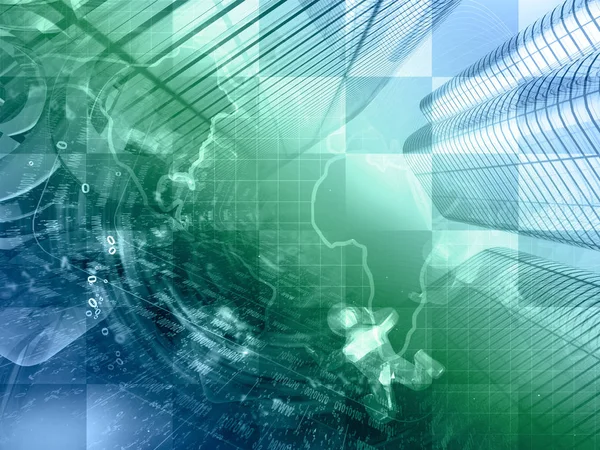 Abstract digital background - digits, map and mans, toned. - Stock ...