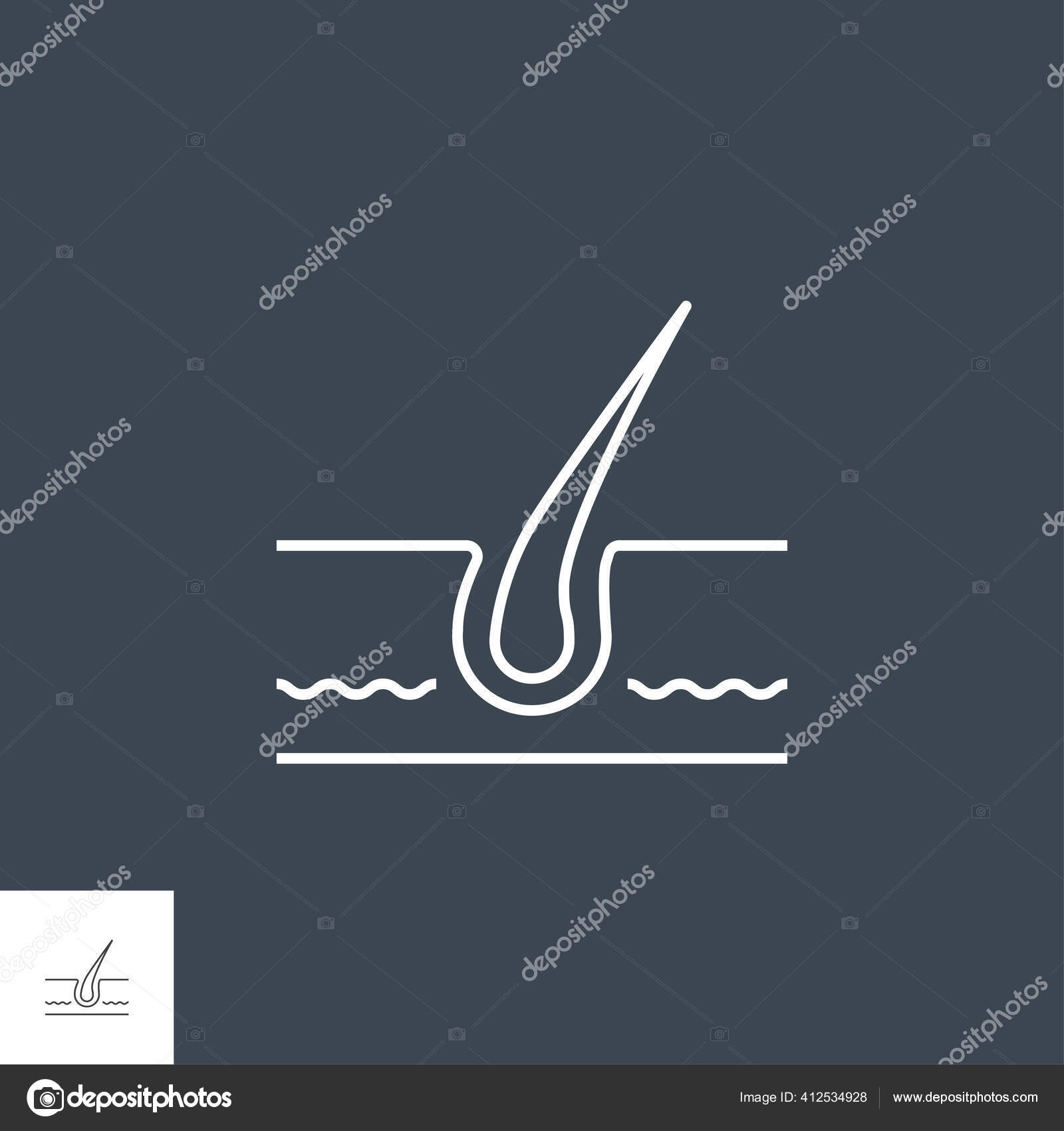Hair Vector Line Icons Stock Vector by ©leshkasmok 412534928