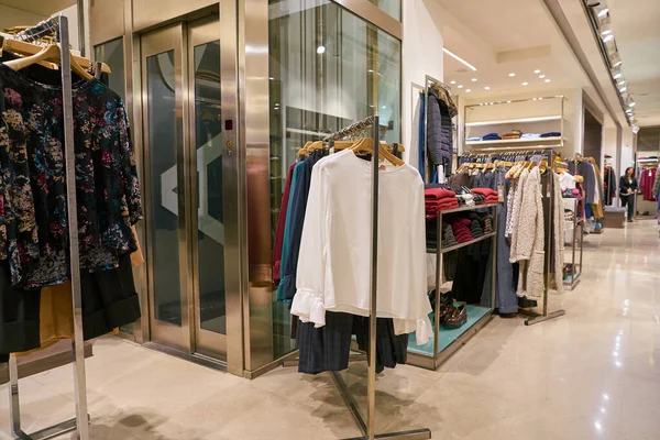 Shenzhen China Circa November 2019 Clothes Display Reel Department ...