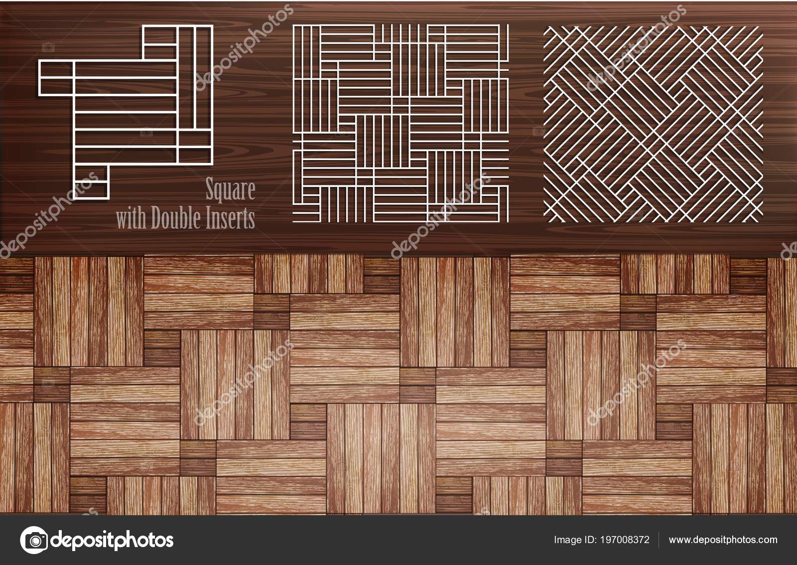 Laminate Square Double Inserts Stock Vector Image by ©urfingus #197008372