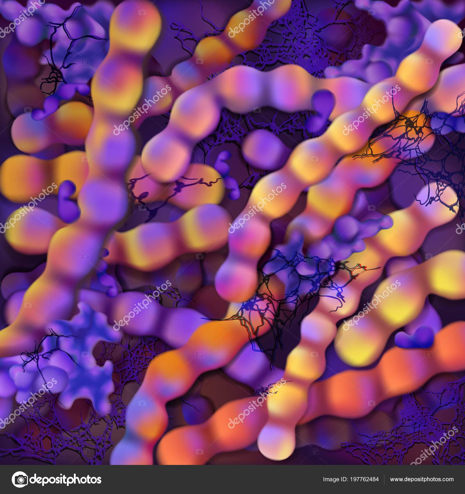 Bacteria Streptococcus Vector Illustration Stock Vector by ©urfingus ...