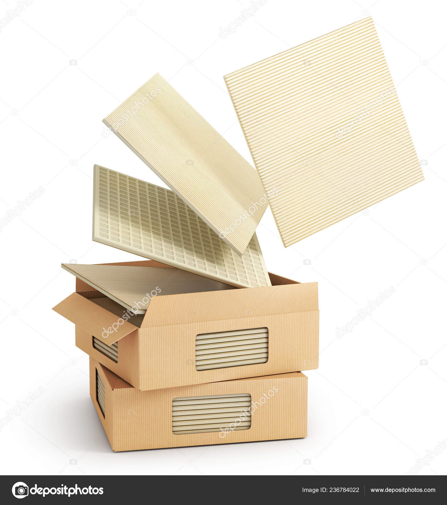 Package Tile Isolation White Illustration — Stock Photo © urfingus ...