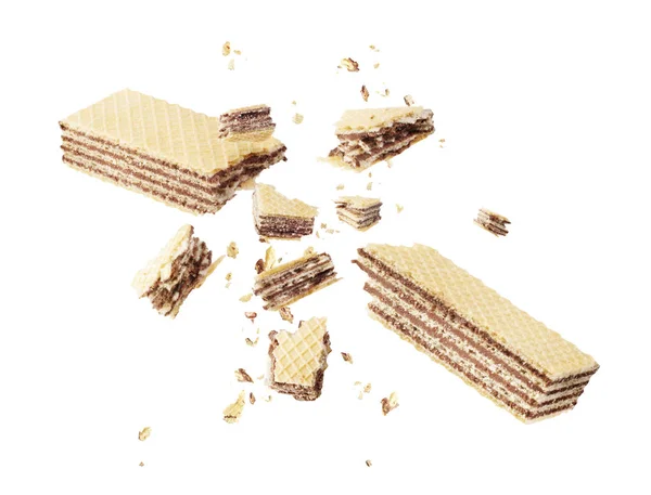 Waffle Broken White Background Stock Photo by ©urfingus 236783282