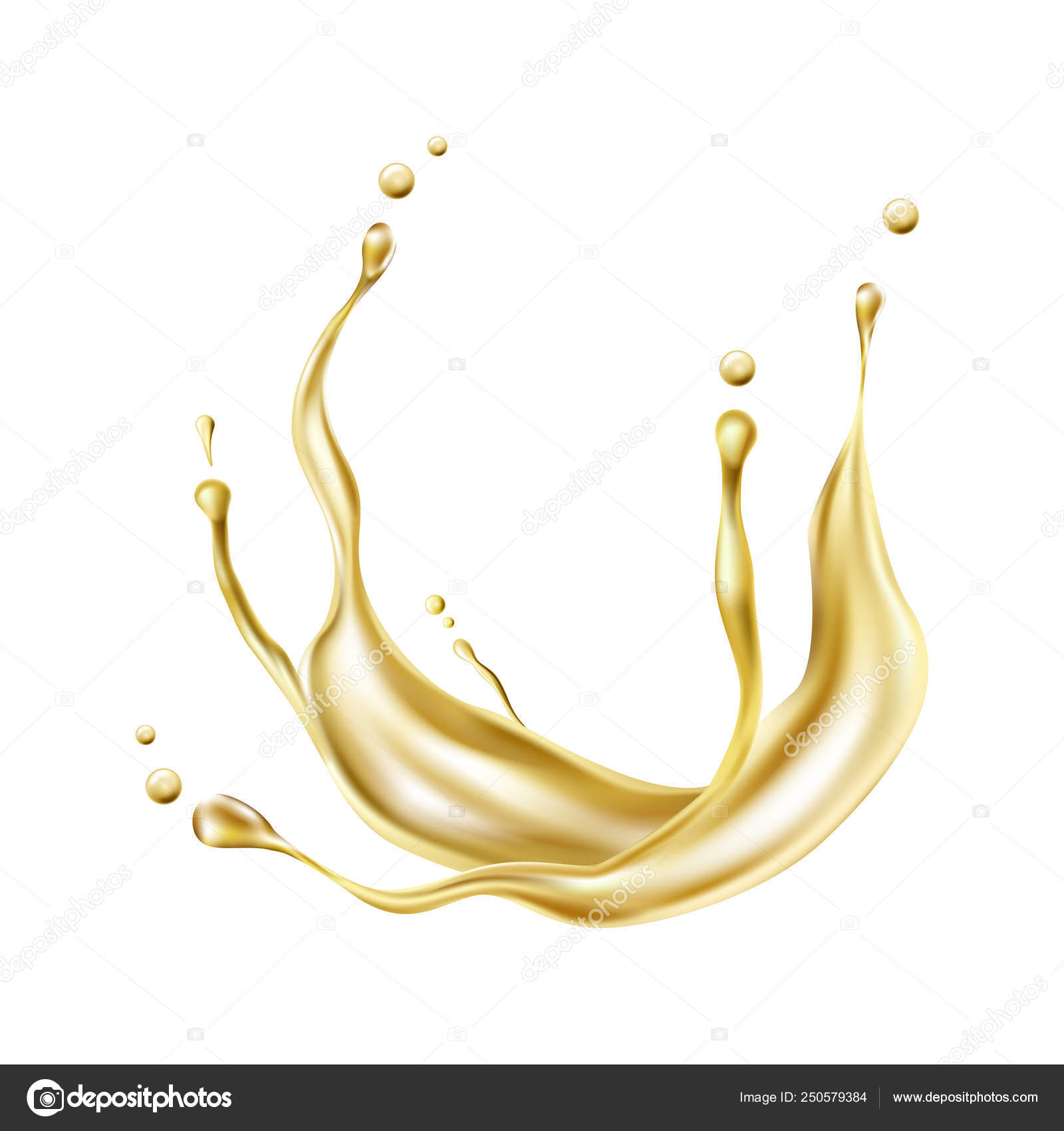 Oil Splash Vector
