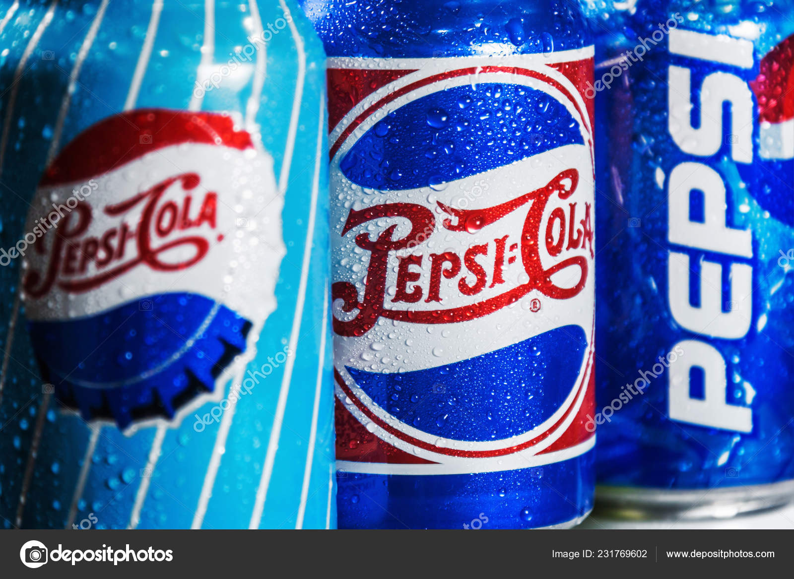 Pepsi soda with different flavors and different design of Pepsi – Stock ...