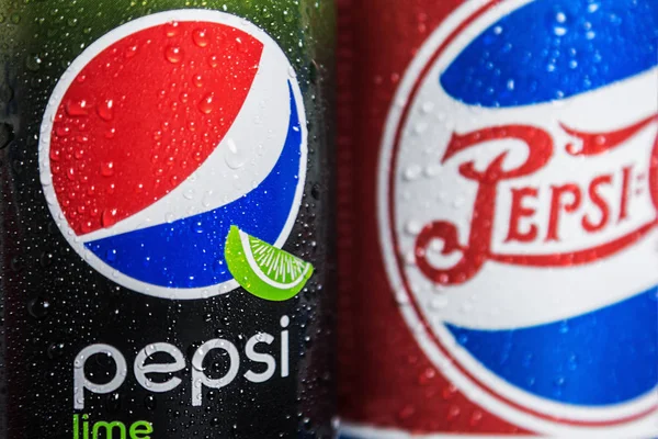 Pepsi soda with different flavors and different design of Pepsi – Stock ...