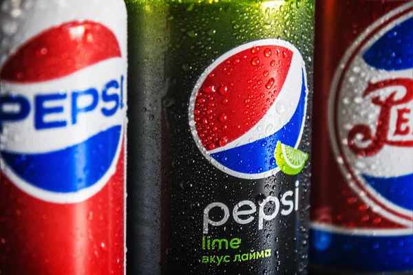 Pepsi soda with different flavors and different design of Pepsi – Stock ...