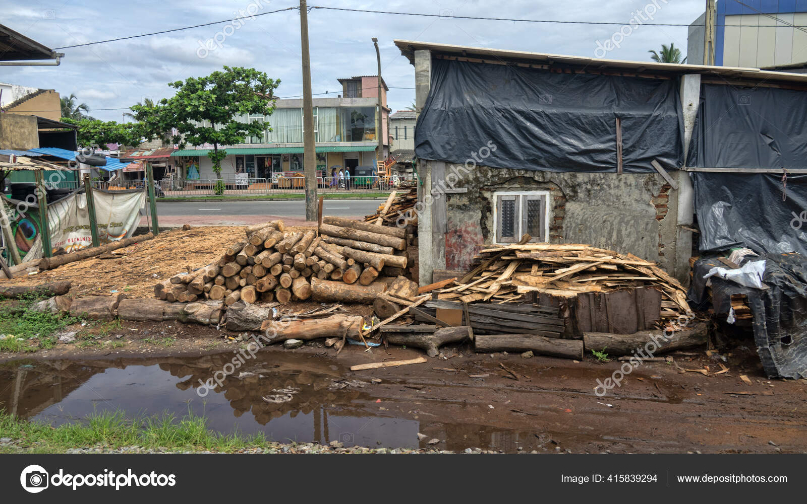 Sri Lanka Colombo Dec 2019 Simple Lives Ordinary People Open — Stock ...