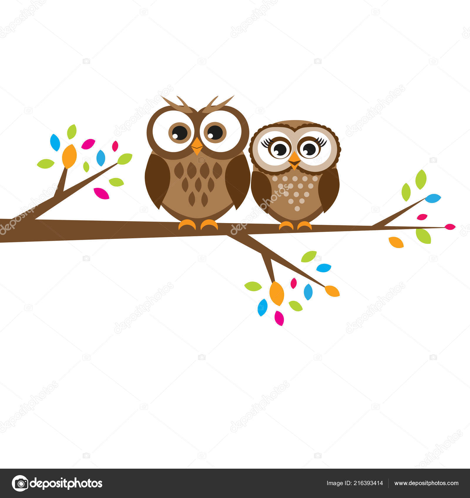 Owl Tree Branch Clip Art