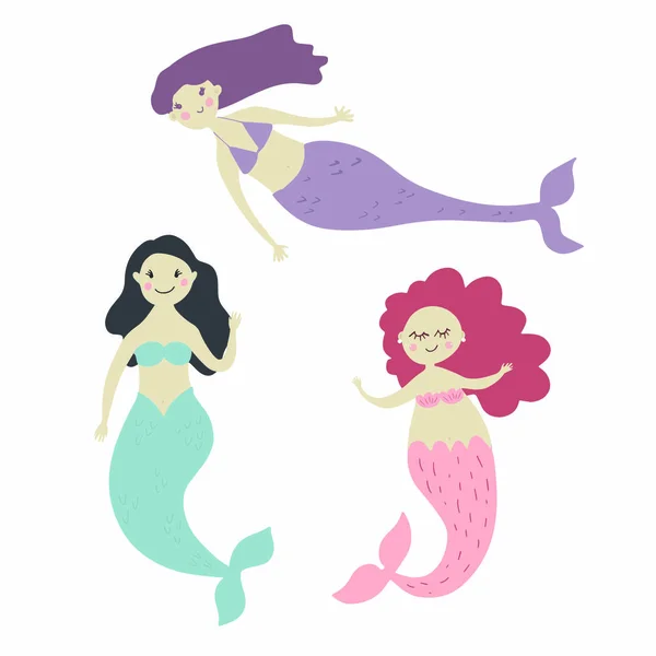Blonde mermaid Vector Art Stock Images | Depositphotos