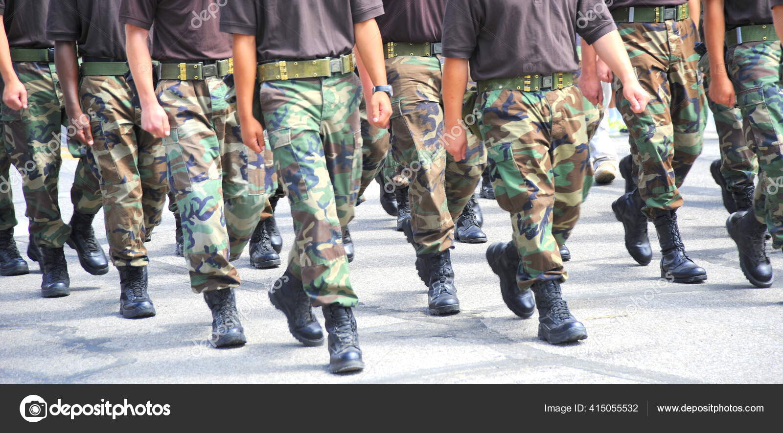 Military Academy Marching Parade — Stock Photo © oscarcwilliams #415055532