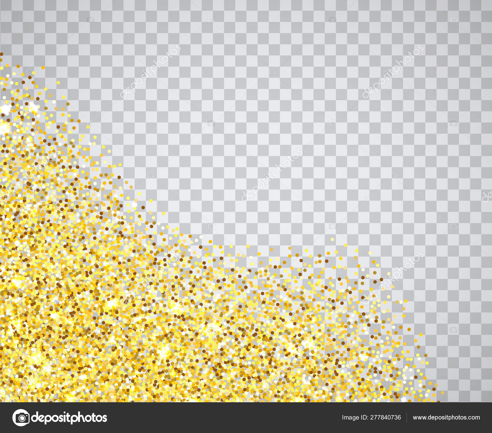 Brillo dorado borde texturizado Vector de stock #277840736 de ©de-kay