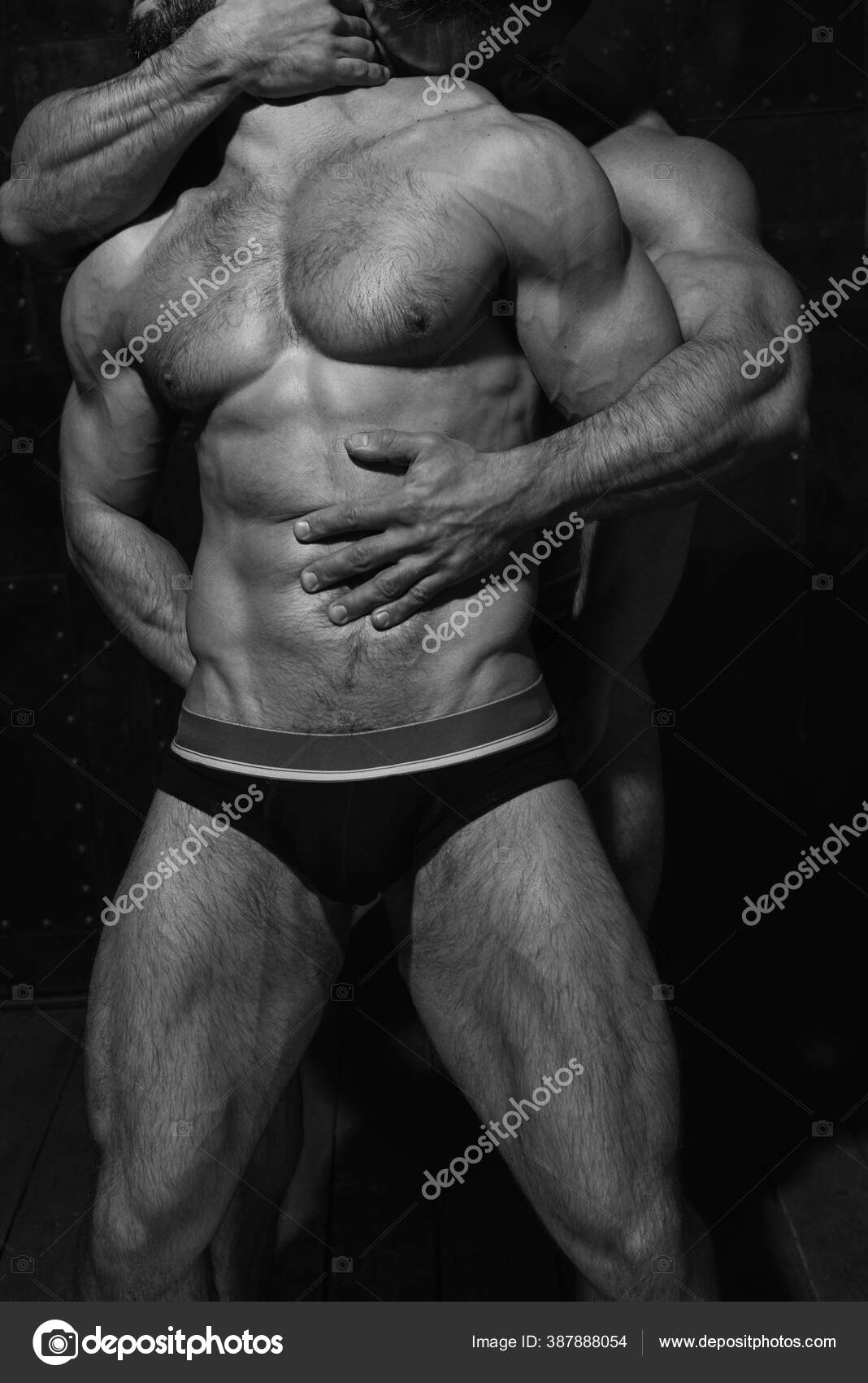 Two Men Sexy Gay Couple Hugging Each Other Stock Photo by ©vishstudio 387888054