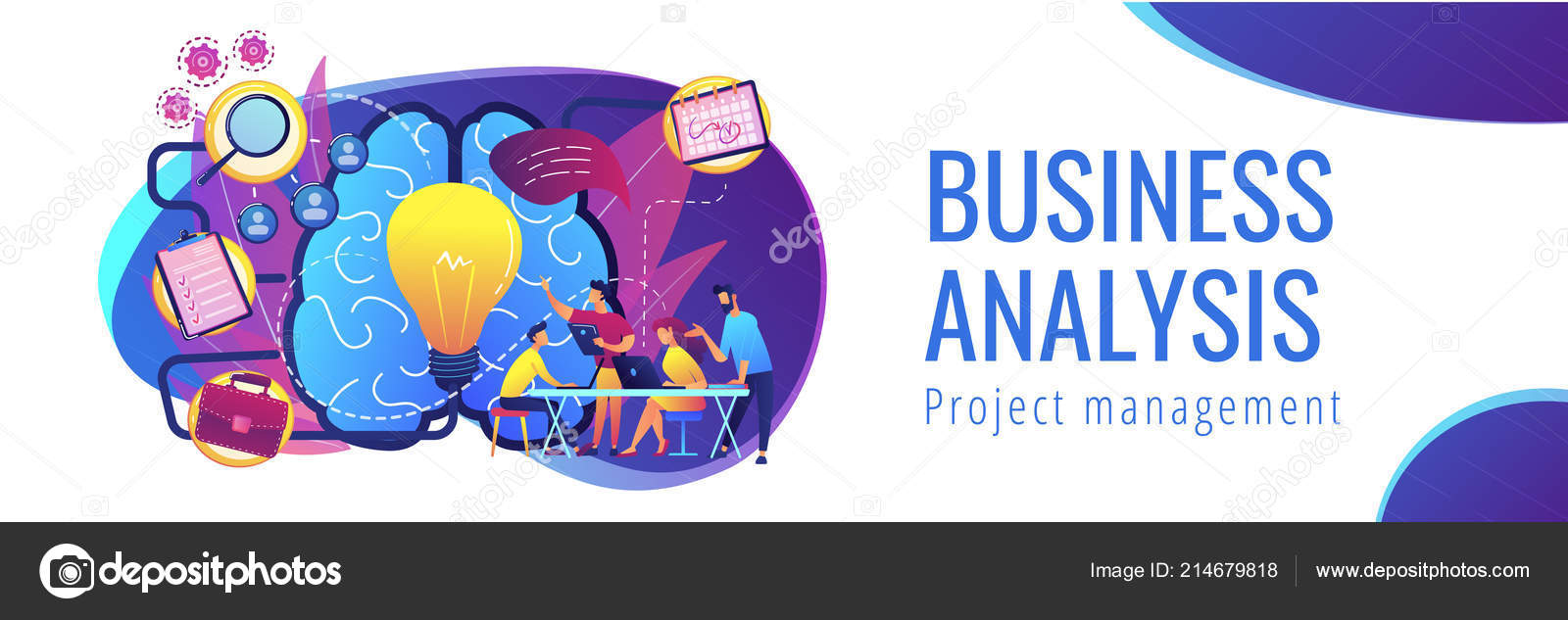 Project management concept header banner. — Stock Vector © rastudio ... Project management concept header banner. — Stock Vector © rastudio ...
