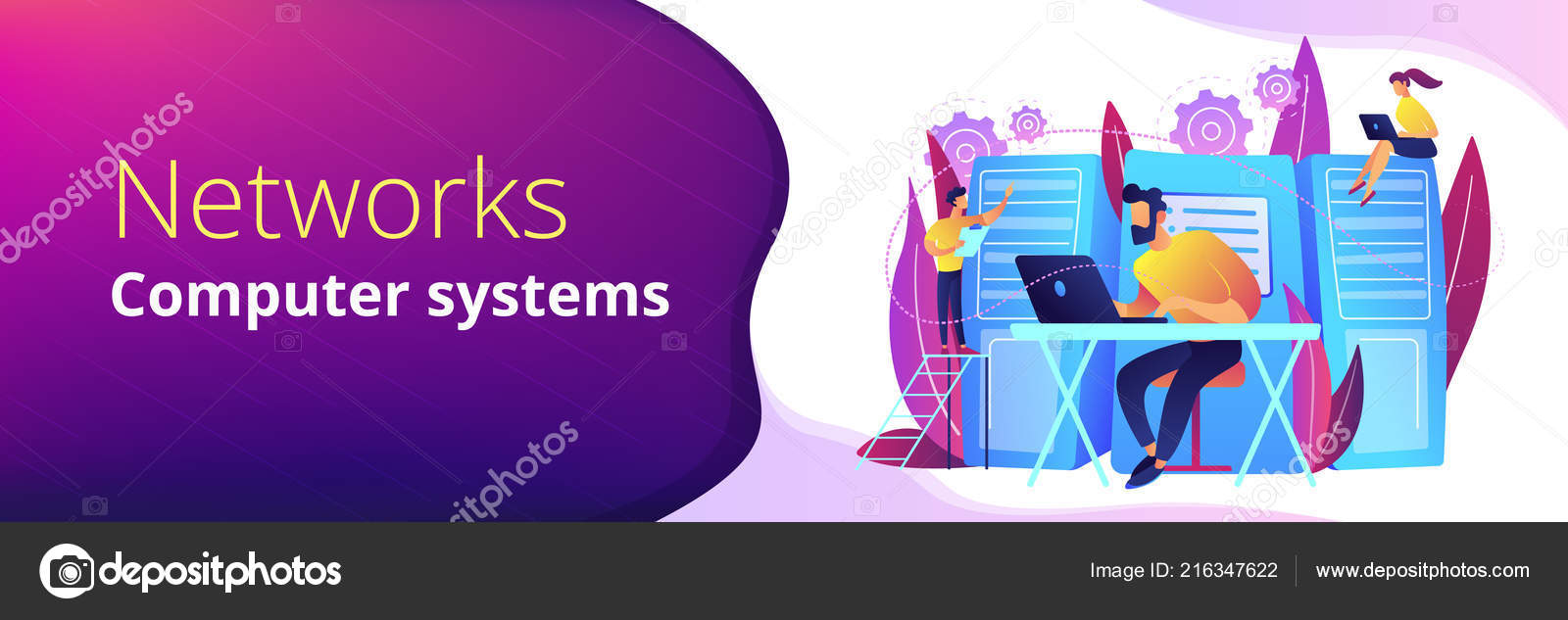 System administration header or footer banner Stock Vector Image by ...