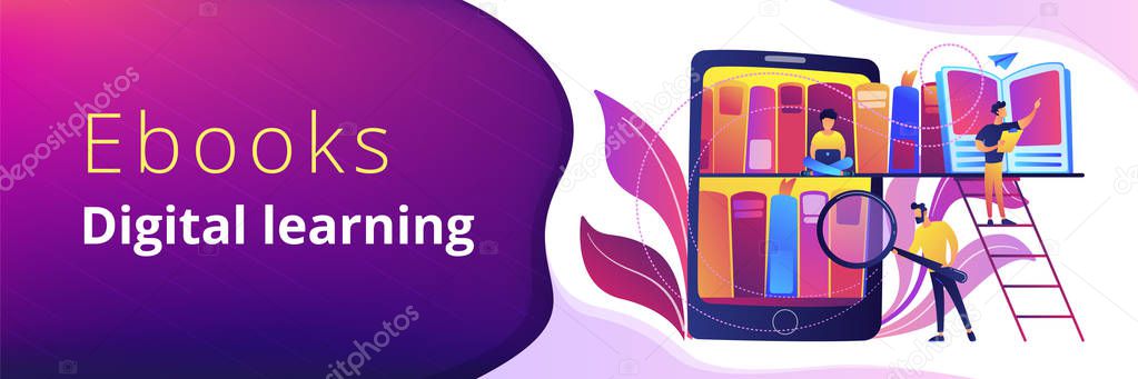 Digital learning application Vector Art Stock Images | Depositphotos