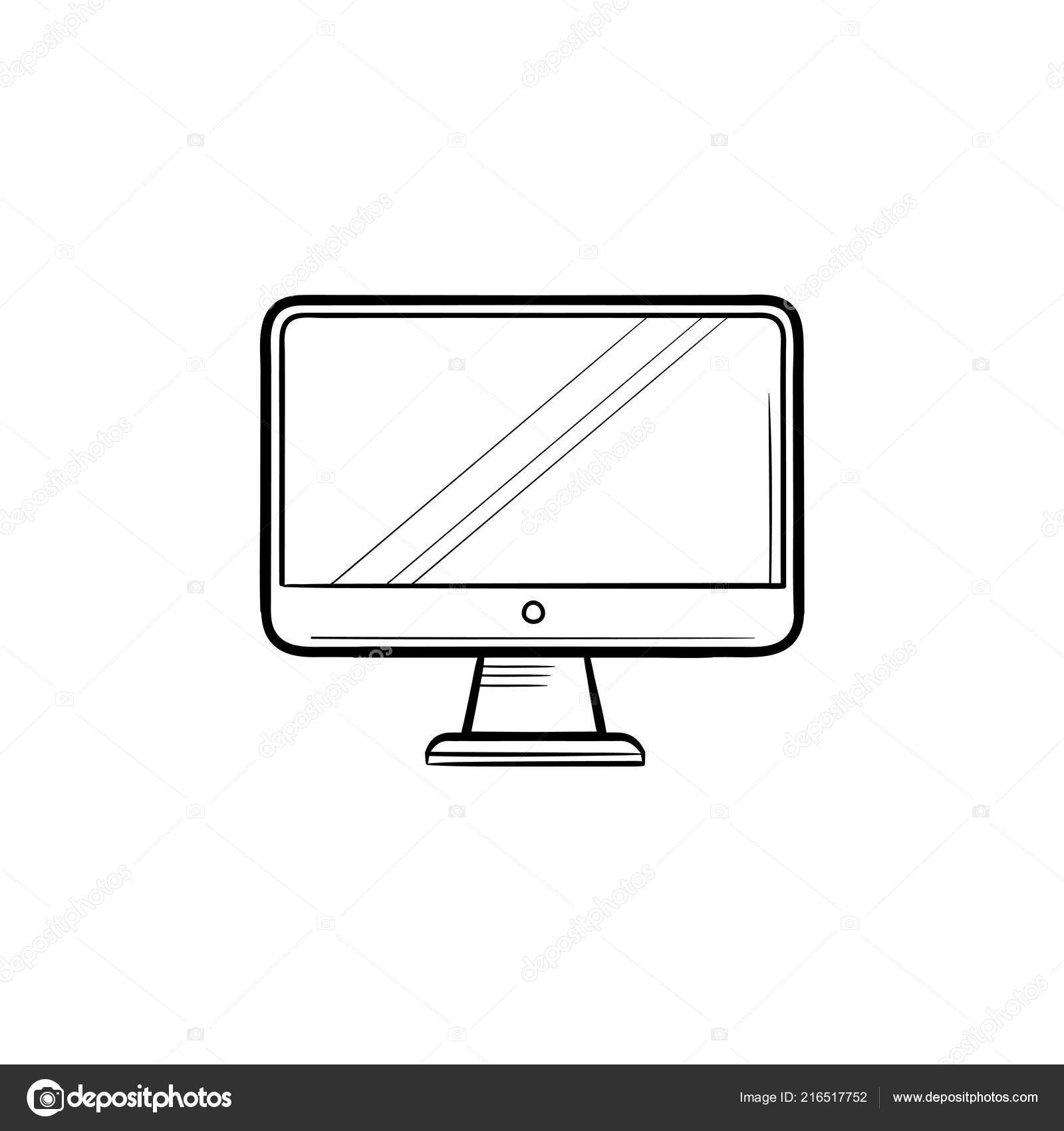 Computer Monitor Sketch