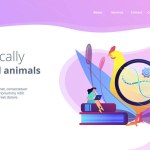 Genetically modified foods landing page concept Stock Vector Image by ©VisualGeneration #302547024