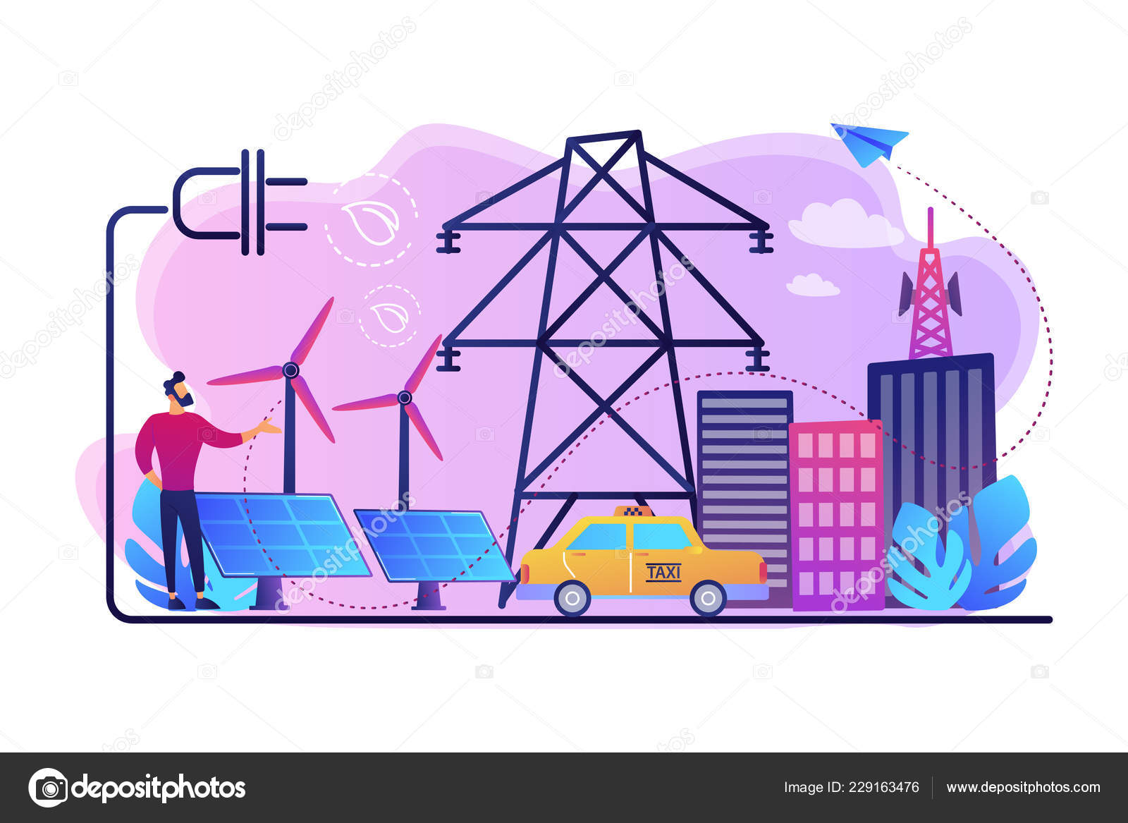 Alternative fuel concept vector illustration. Stock Vector by ...