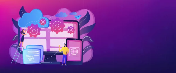 Cross-platform programming concept vector illustration. Stock Vector by ©VisualGeneration 220065064