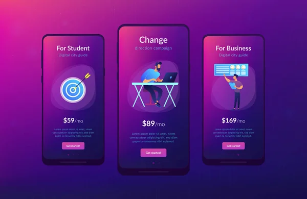 Computer troubleshooting app interface template. Stock Vector by ...