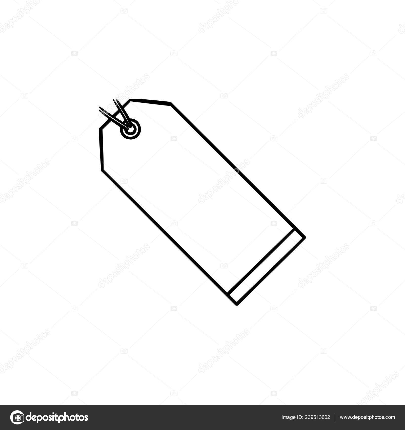 Price tag hand drawn outline doodle icon. Stock Vector Image by ...