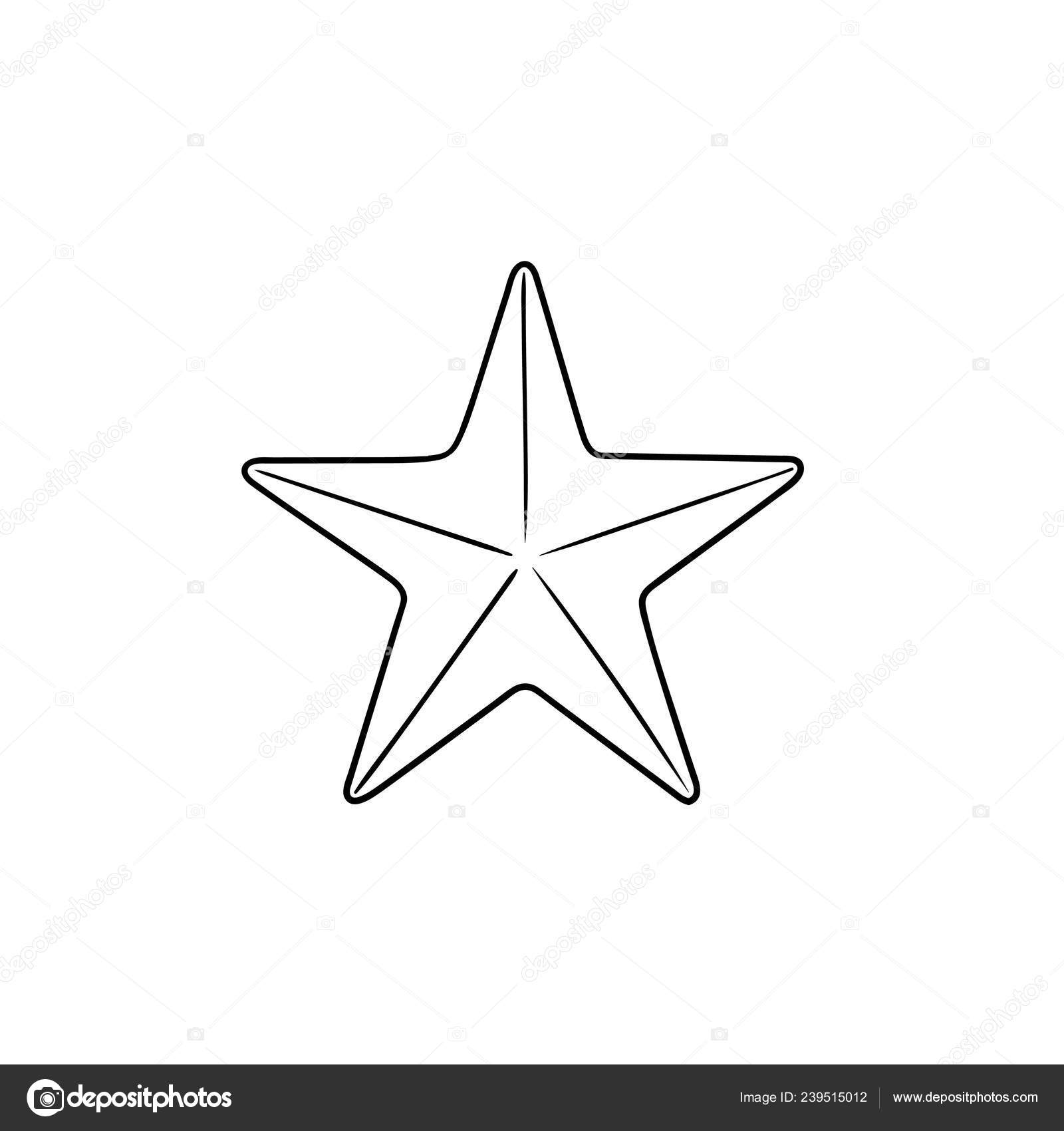 Star hand drawn outline doodle icon. Stock Vector Image by ...