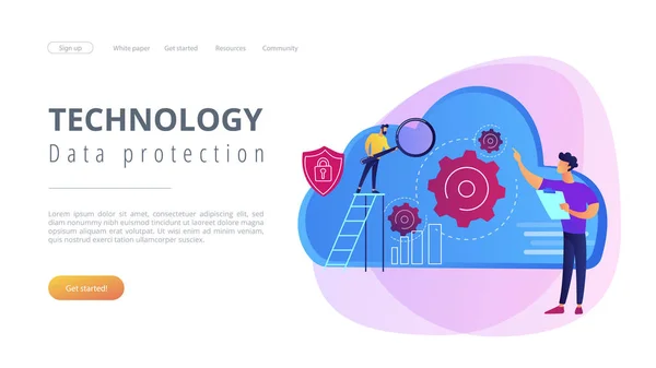 Isometric Global Digital Technology Landing Page Concept Stock Vector By ©visualgeneration