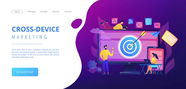 Multi device targeting concept banner header. Stock Vector Image by ©VisualGeneration #221671146