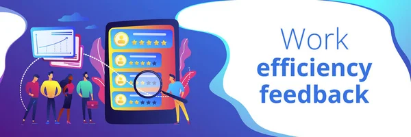 Employee performance abstract concept vector illustrations. Stock ...