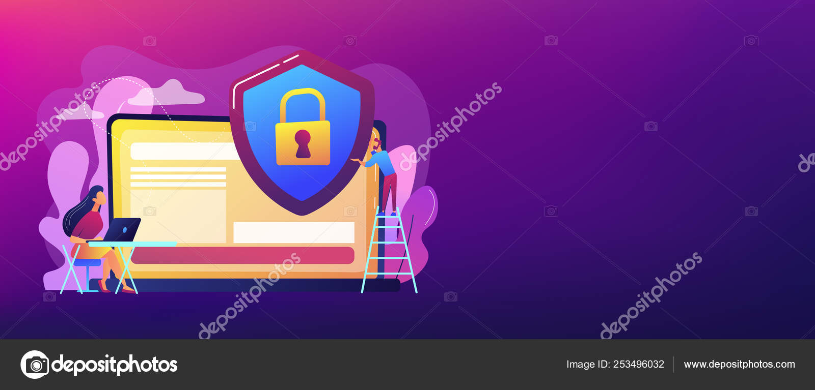 Data privacy concept banner header. Stock Vector by ©VisualGeneration ...