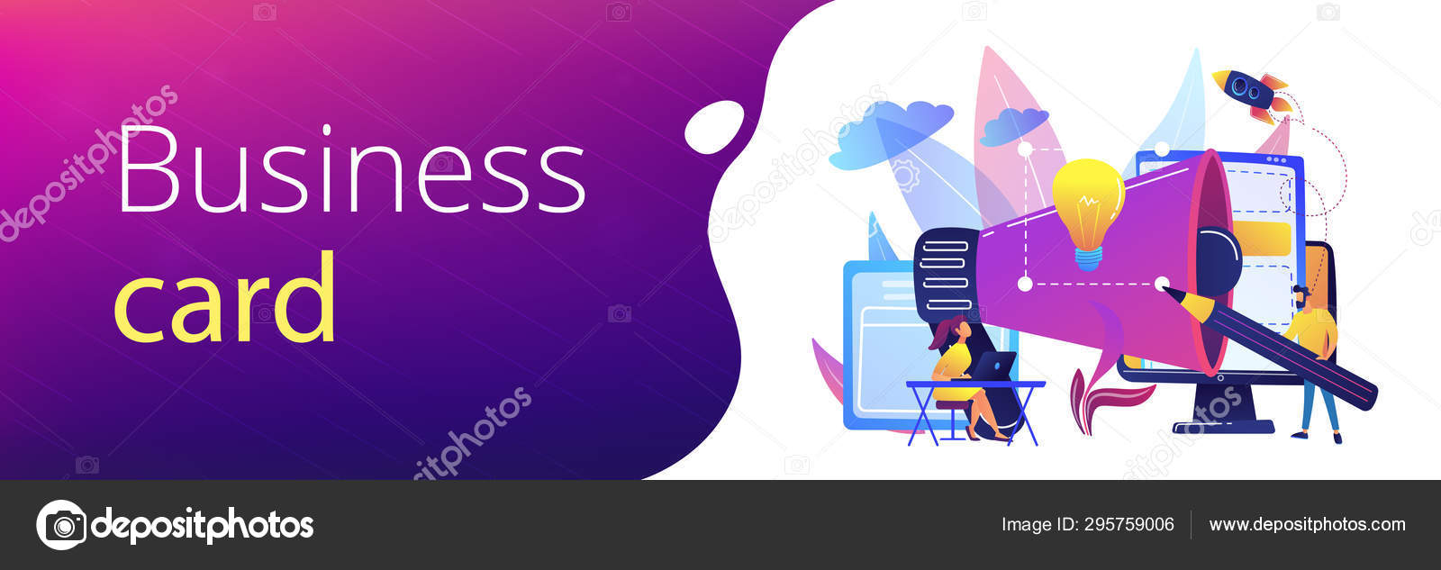 Brand identity concept banner header. Stock Vector Image by ...