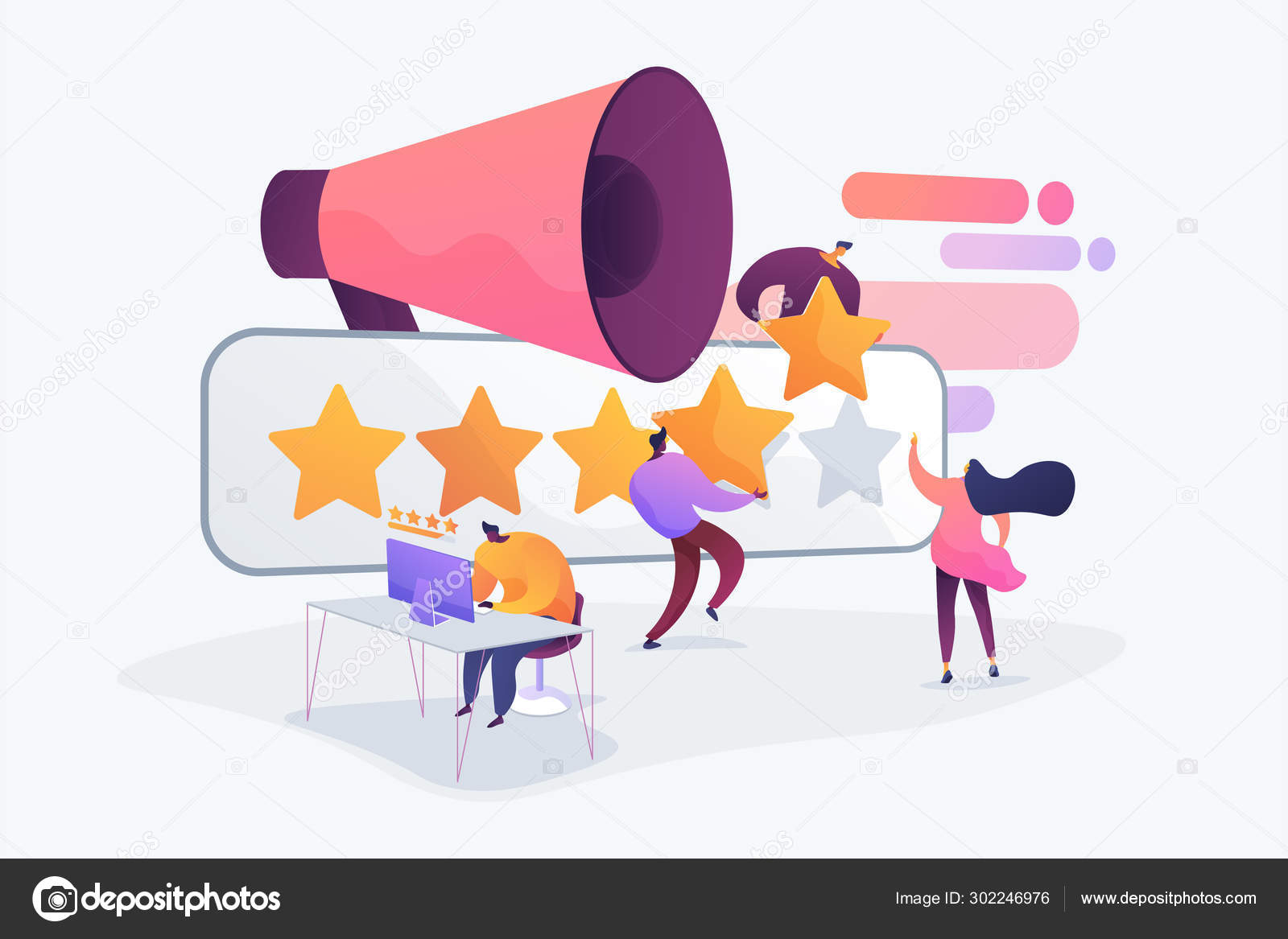 Rating concept vector illustration Stock Vector Image by ...