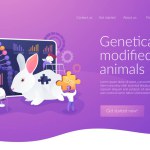 Genetically modified foods landing page concept Stock Vector Image by ©VisualGeneration #302547024
