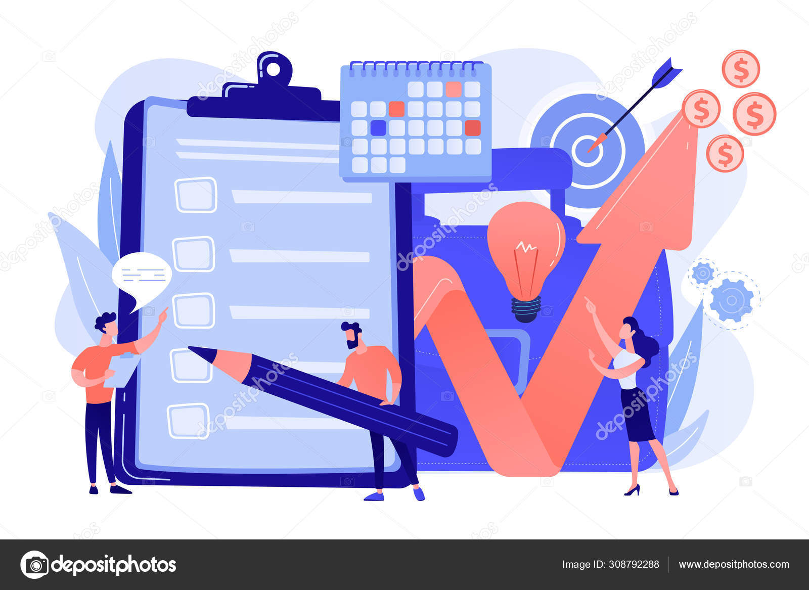 Project Schedule Clipart
