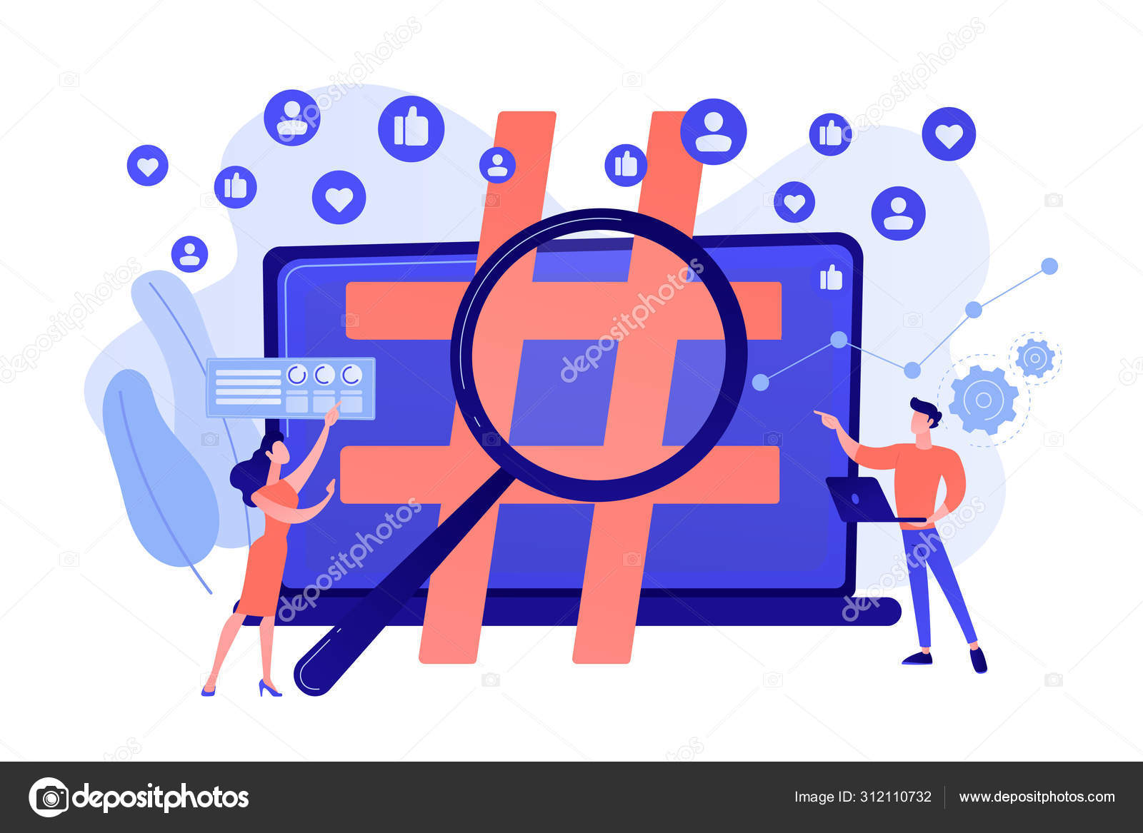 Competitive analysis concept vector illustration Stock Vector Image by ...