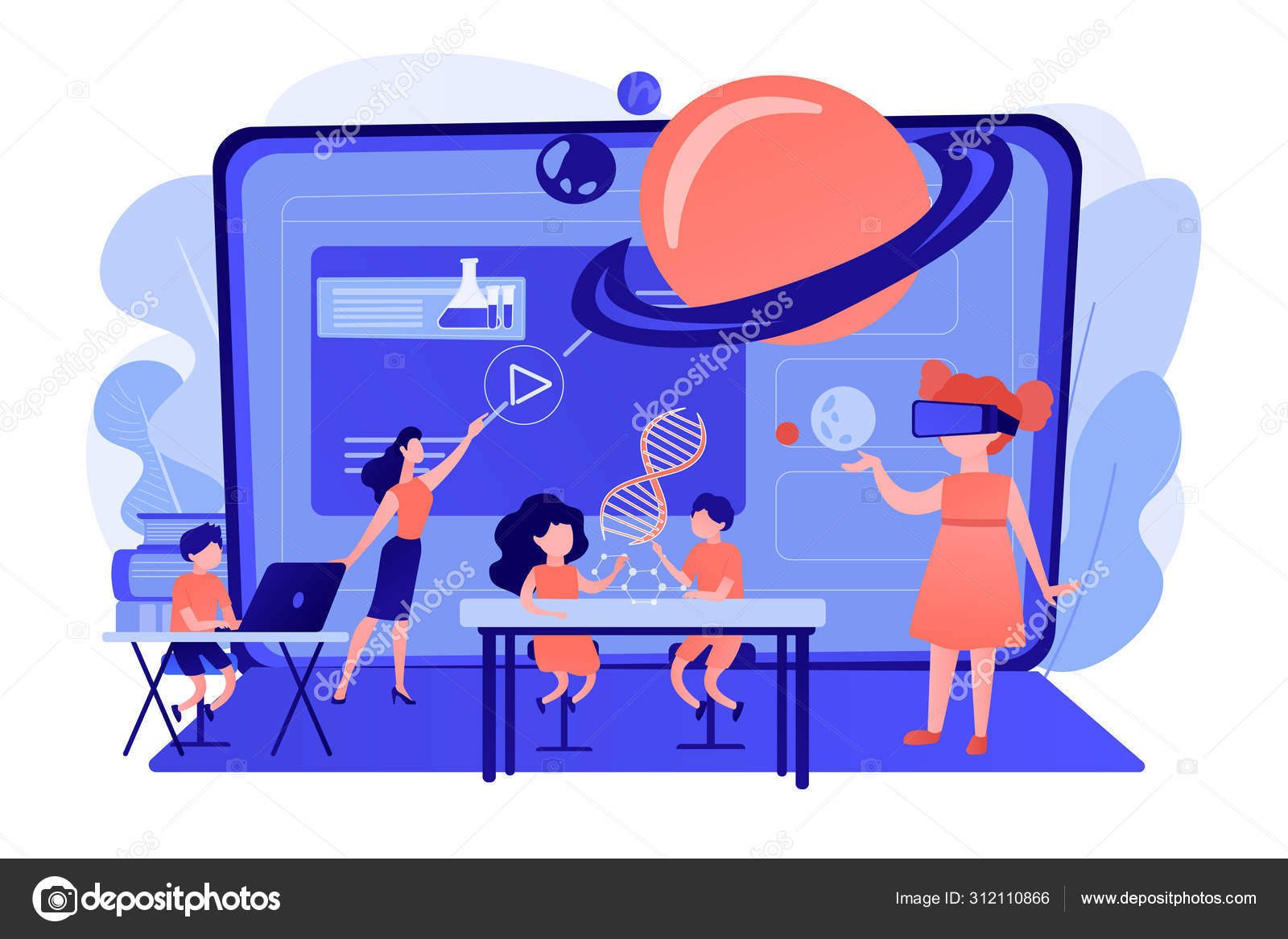 Smart spaces concept vector illustration Stock Vector by ...