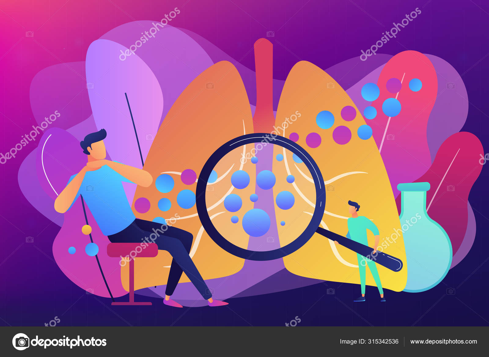 Anaphylaxis concept vector illustration. Stock Vector by ...