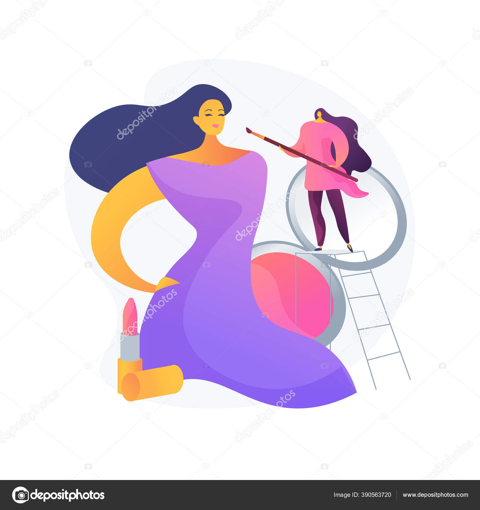 Professional Makeup Artist Beauty Salon Visage Service Cosmetics Expert ...