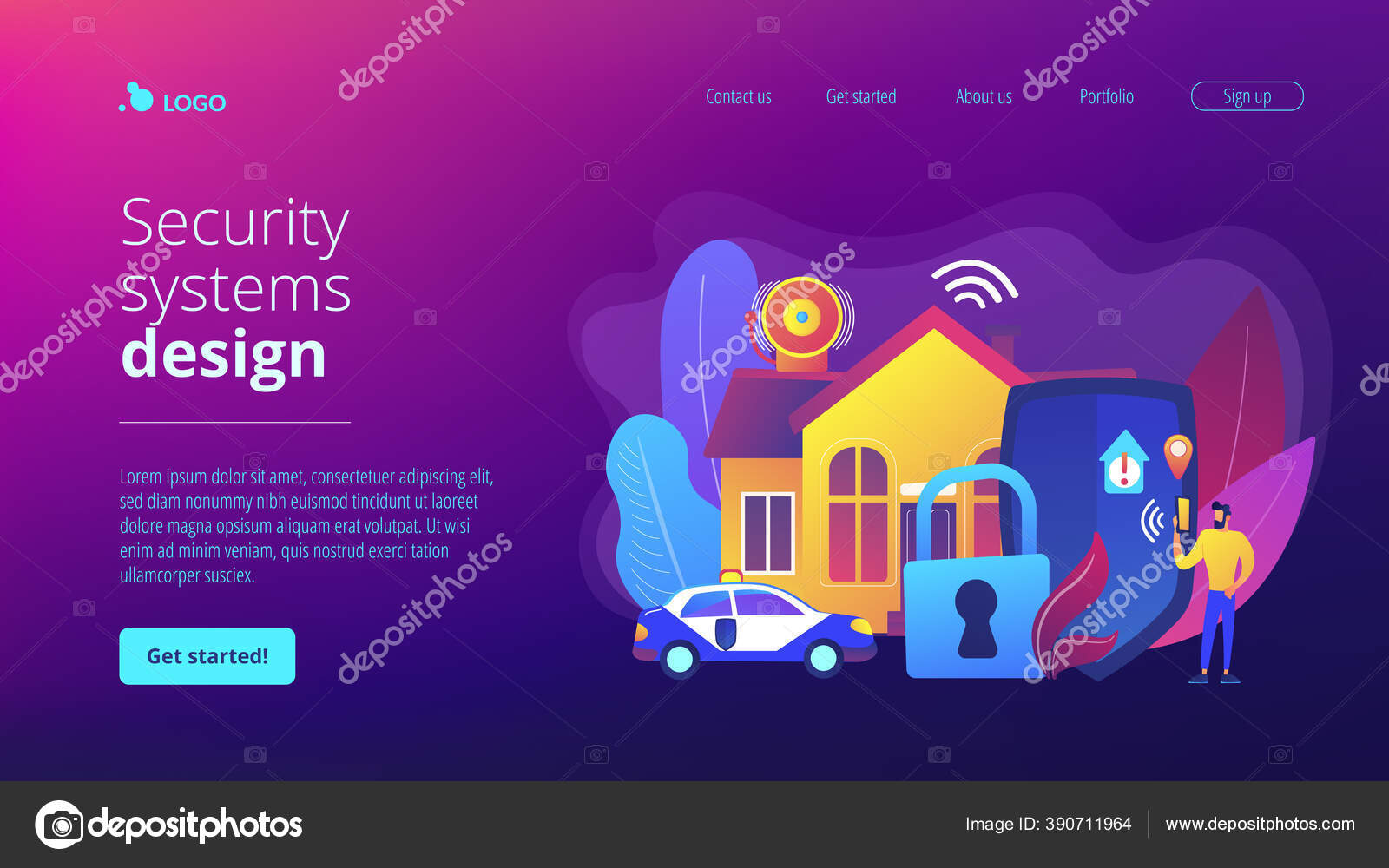 Safety Measures Unauthorized Access Prevention Security Systems Design Optimal Building — Stock