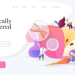 Genetically modified foods landing page concept Stock Vector Image by ©VisualGeneration #302547024