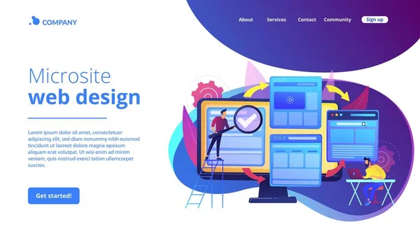 Microsite Vector Art Stock Images | Depositphotos