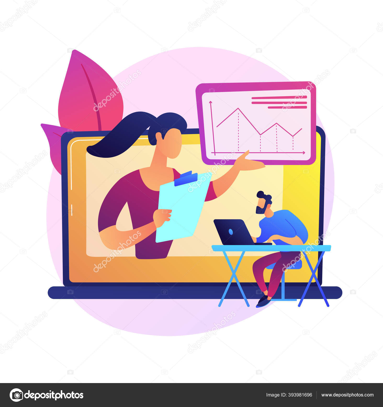 Web conference vector concept metaphor Stock Vector by ...
