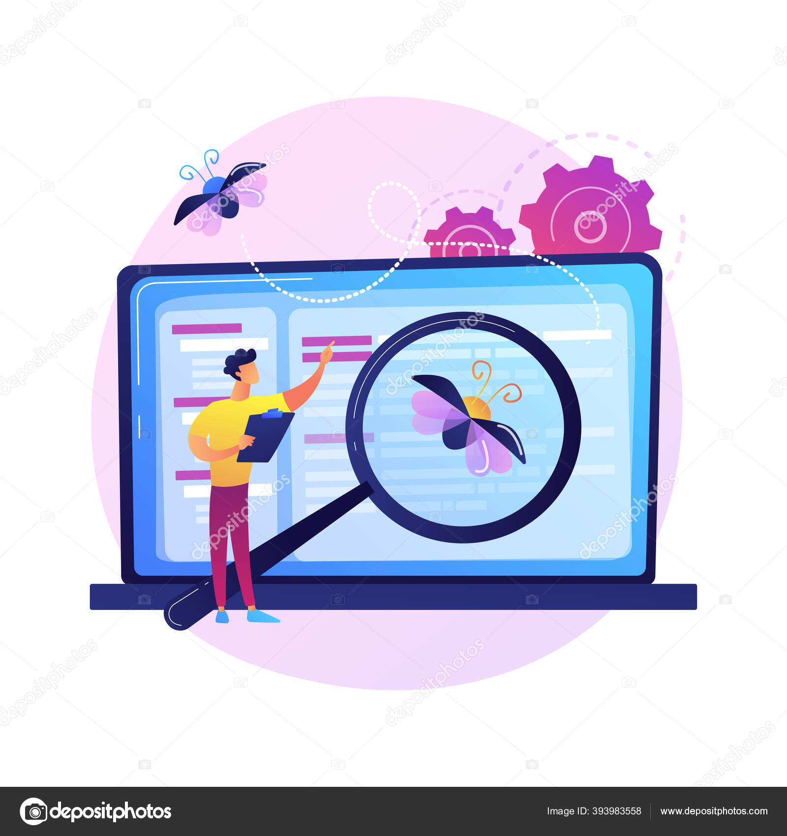 Software Testing Vector Concept Metaphor Stock Vector Image By ©visualgeneration 393983558