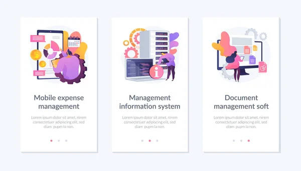 App software development app interface template. Stock Illustration by ...