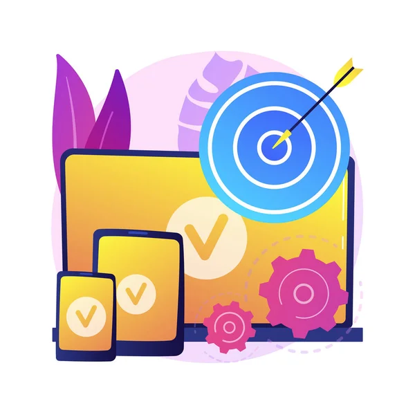 Multi Device Targeting Abstract Concept Vector Illustration Cross ...