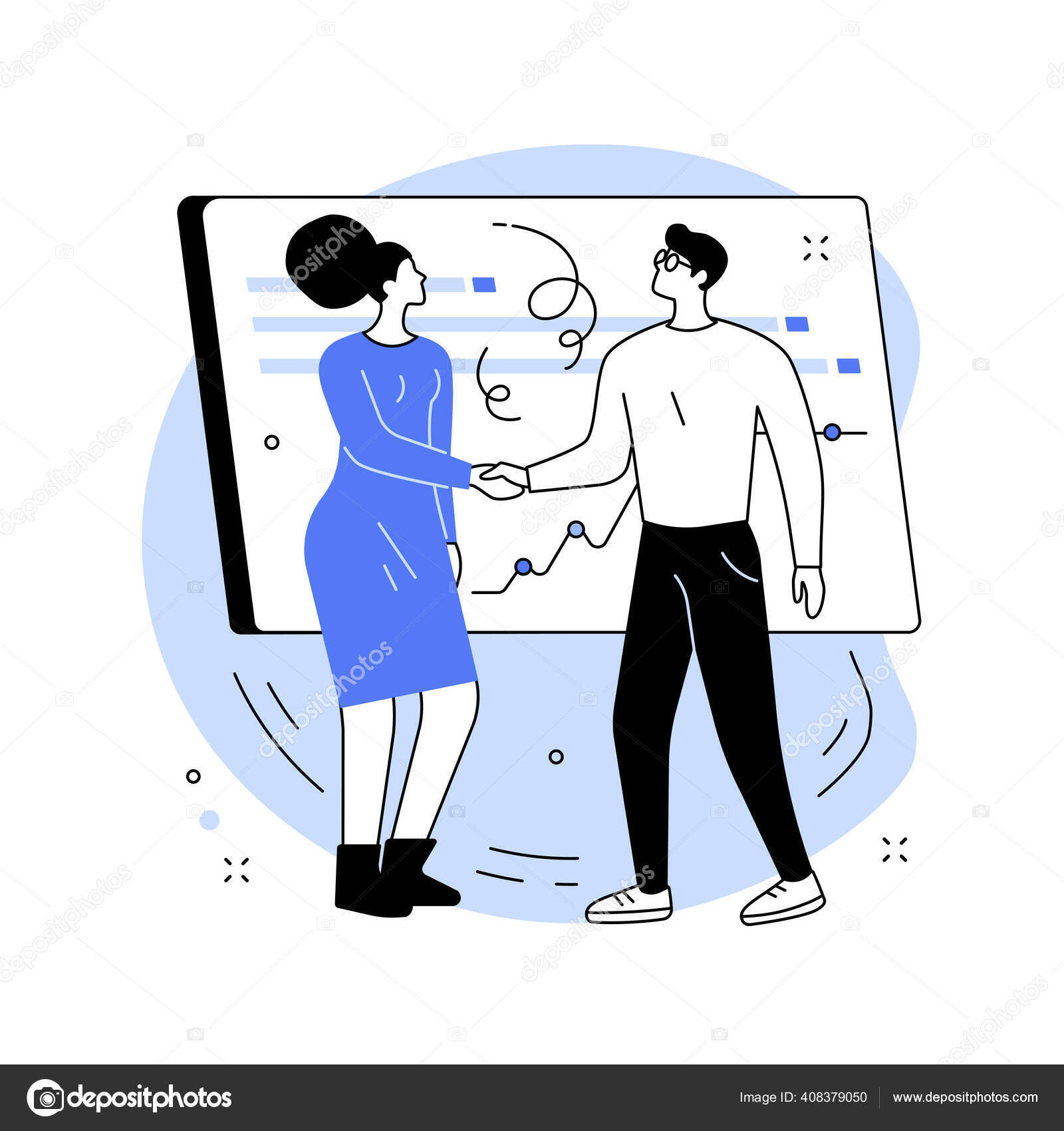 Clients Abstract Concept Vector Illustration Our Clients Landing Page ...