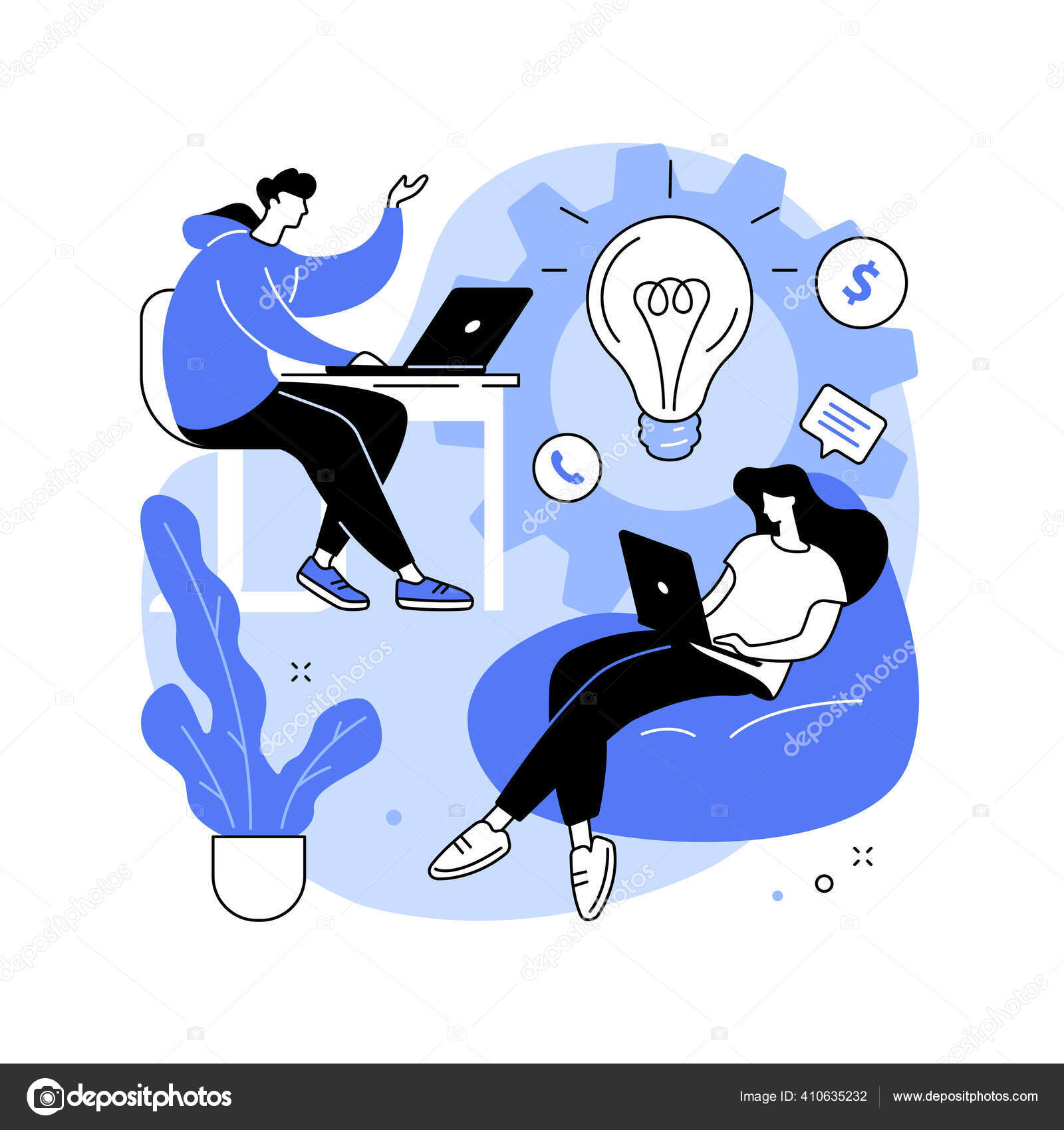 Startup Hub Abstract Concept Vector Illustration Startup Incubator ... Startup Hub Abstract Concept Vector Illustration Startup Incubator ...