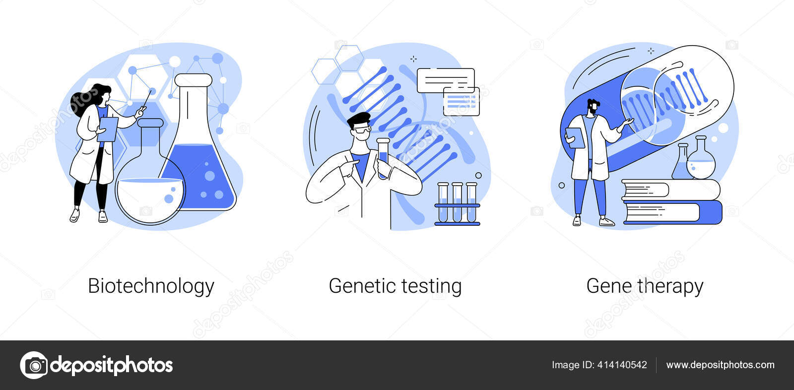 Laboratory research abstract concept vector illustrations. Stock Vector ...
