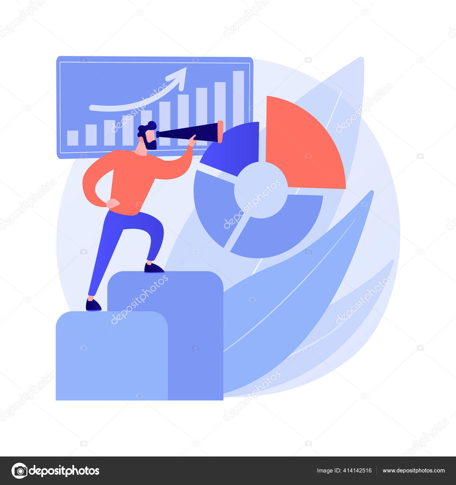 Business Intelligence abstract concept vector illustration. Stock ...
